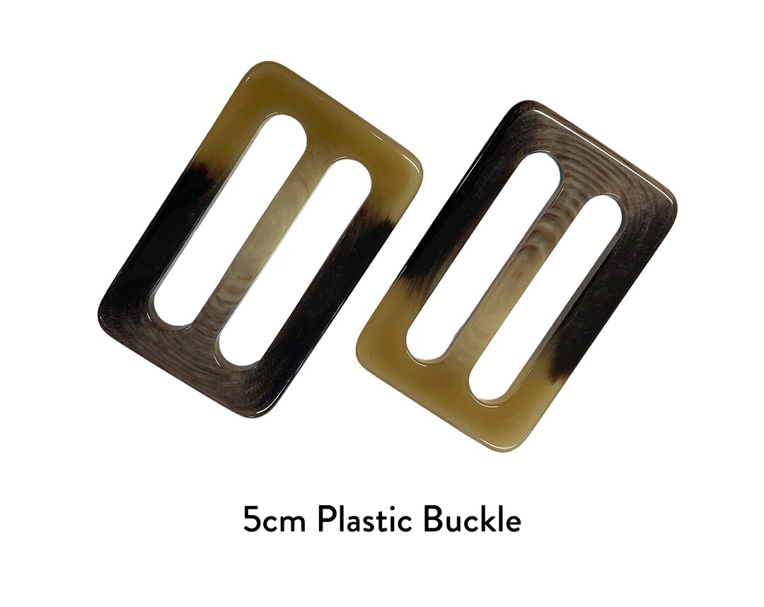 5cm Imitation Horn Shiny Buckles Plastic Satin Finish Resin Buckles ...