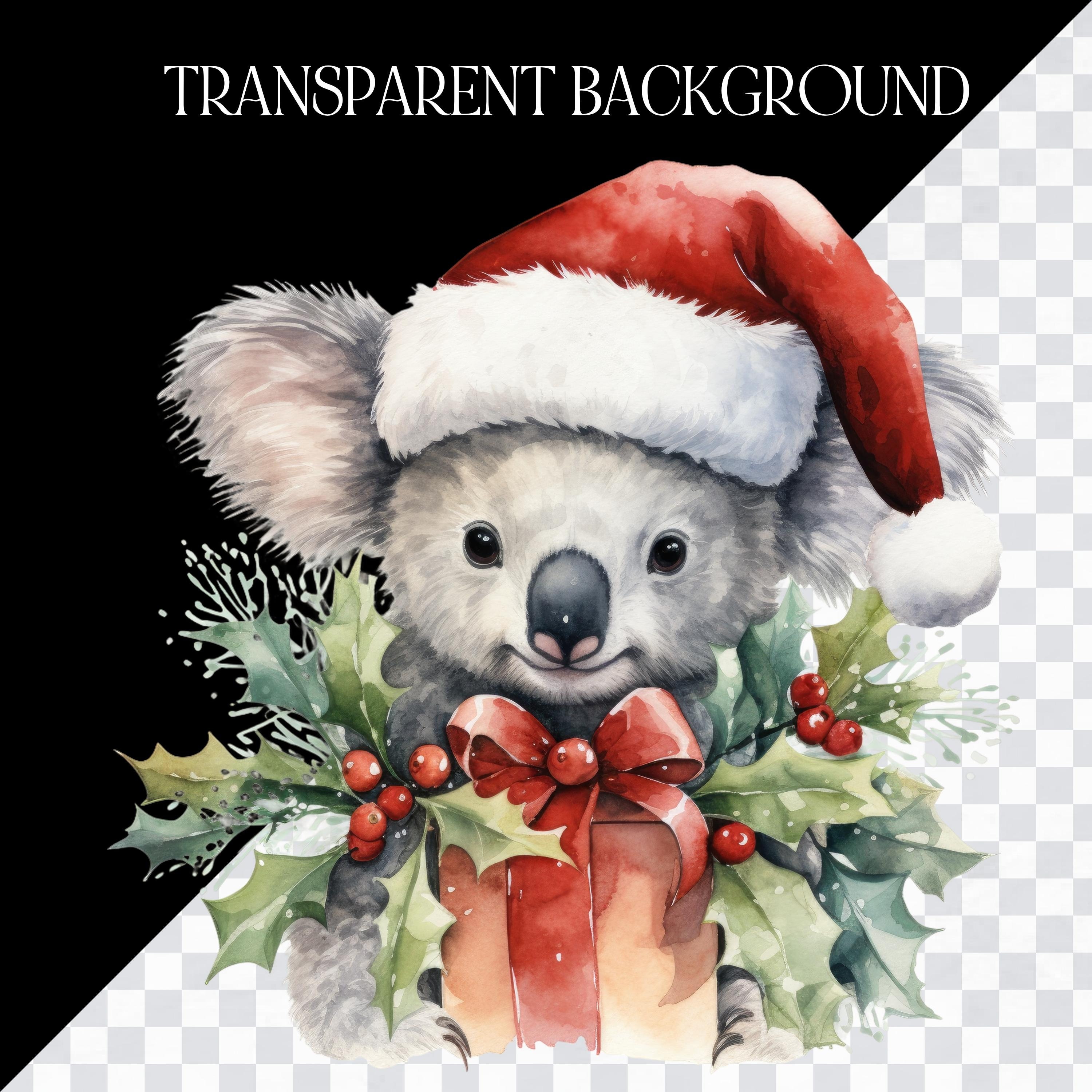 20 Australian Animals Christmas Clipart, Australian Animal Clipart PNG ...