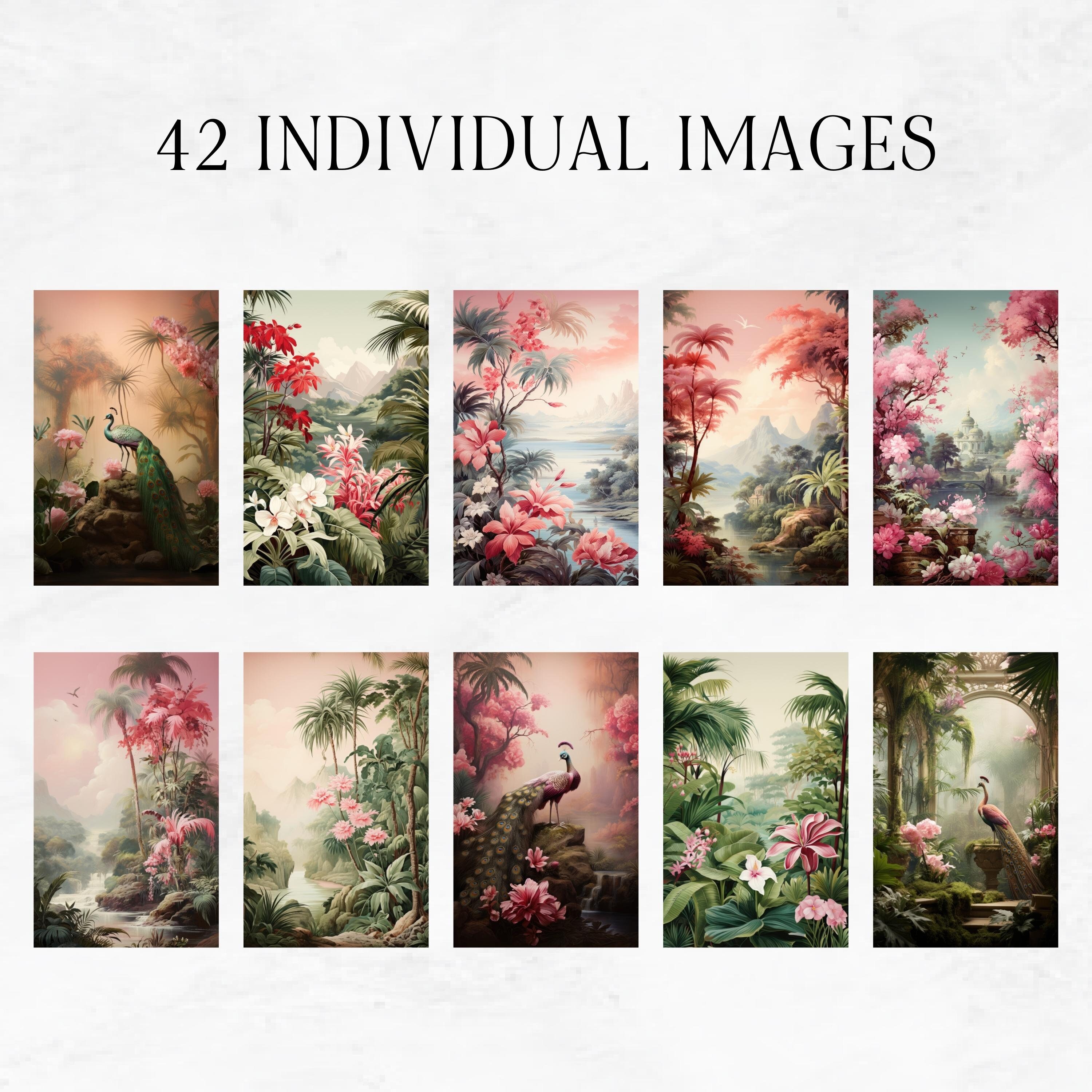 Pink Jungle Animals Clipart Collection, Jungle Safari Clipart ...