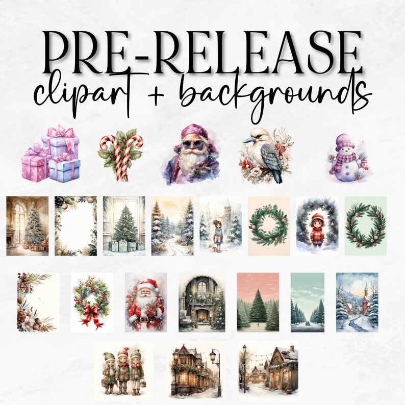 Christmas Mega CLIPART BUNDLE, 1,000+ Assets, Christmas Clipart ...