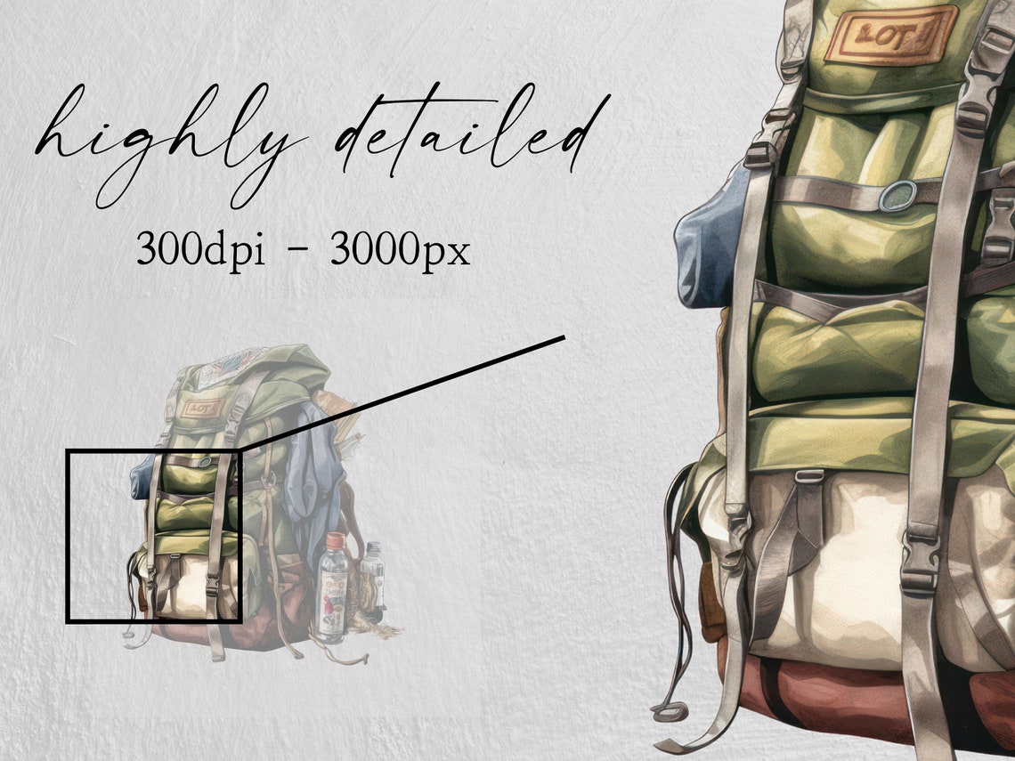 Camping Backpack Clipart Backpack PNG Clipart Camping Clipart ...