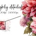 16 Pink Dahlia Flowers Clipart, Wedding Clipart, Wedding Flowers ...