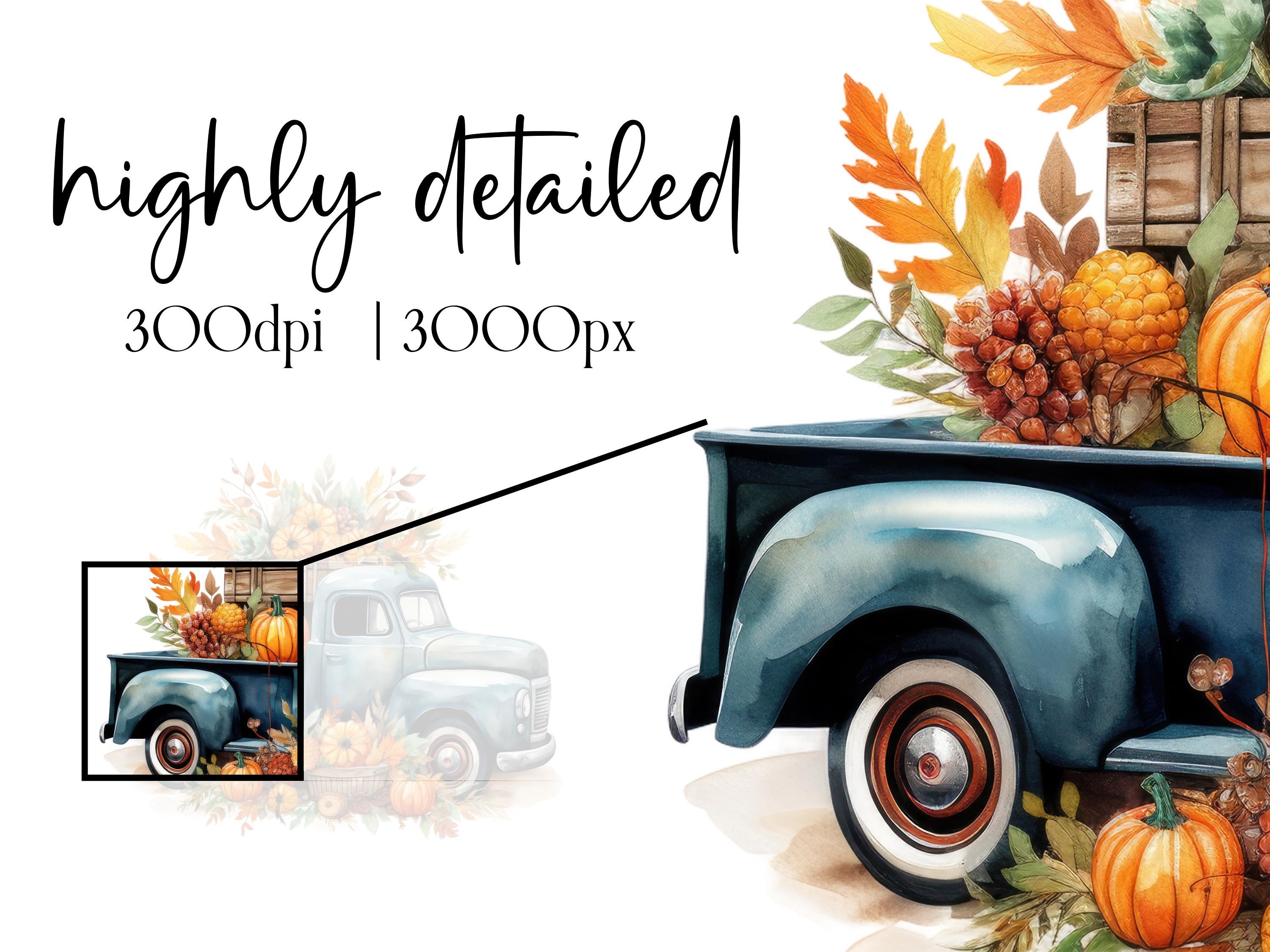 29 Pumpkins and Trucks PNG, Pumpkin Truck Clipart, Pumpkins in Truck ...