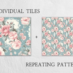 Shabby Chic Digital Paper Mega Bundle | Commercial Use | Shabby Chic ...