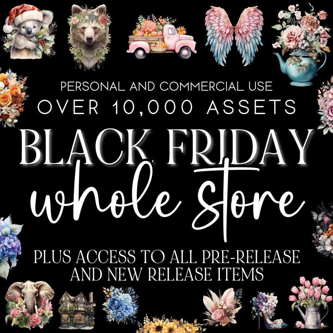 WHOLE SHOP Clipart Bundle 10000 Assets Entire Store Bundle - Etsy