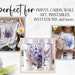 30 Watercolor Lavender Floral Bouquet Clipart, Wedding Clipart, Wedding ...