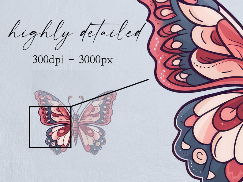 Butterfly PNG Clipart PNG Clipart Stickers Commercial Use Digital ...
