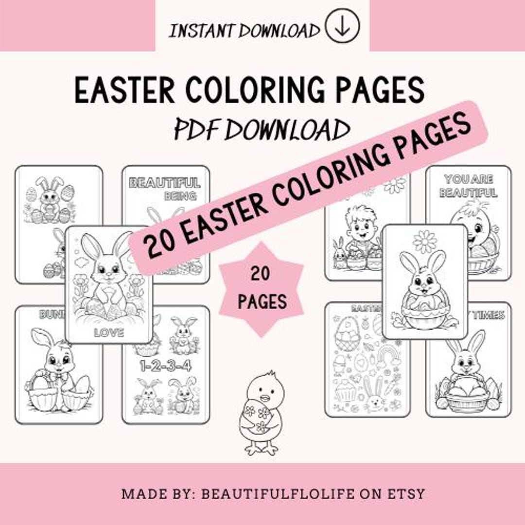 20 Easter Bunny Coloring Pages for Kids – Easter Coloring Pages, Bunny ...