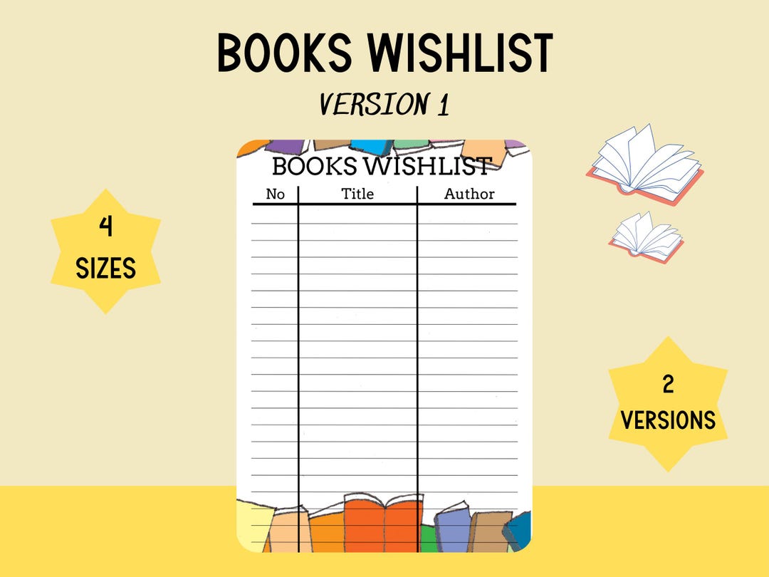 Printable Book Tracking Bookmark, Reading Wishlist, New Release Tracker ...