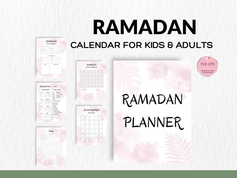 2026 Ramadan Planner 30 Day Calendar, Islamic Fasting Prayer Journal ...