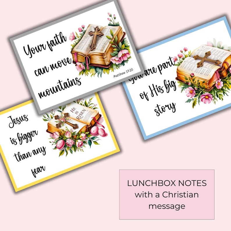 Encouragement Scripture Cards Printable, Bible Verse Cards for Kids ...