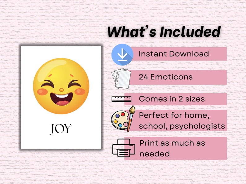 Emotion Face Flashcards Printable, Preschool SEL Resources, Emotional ...