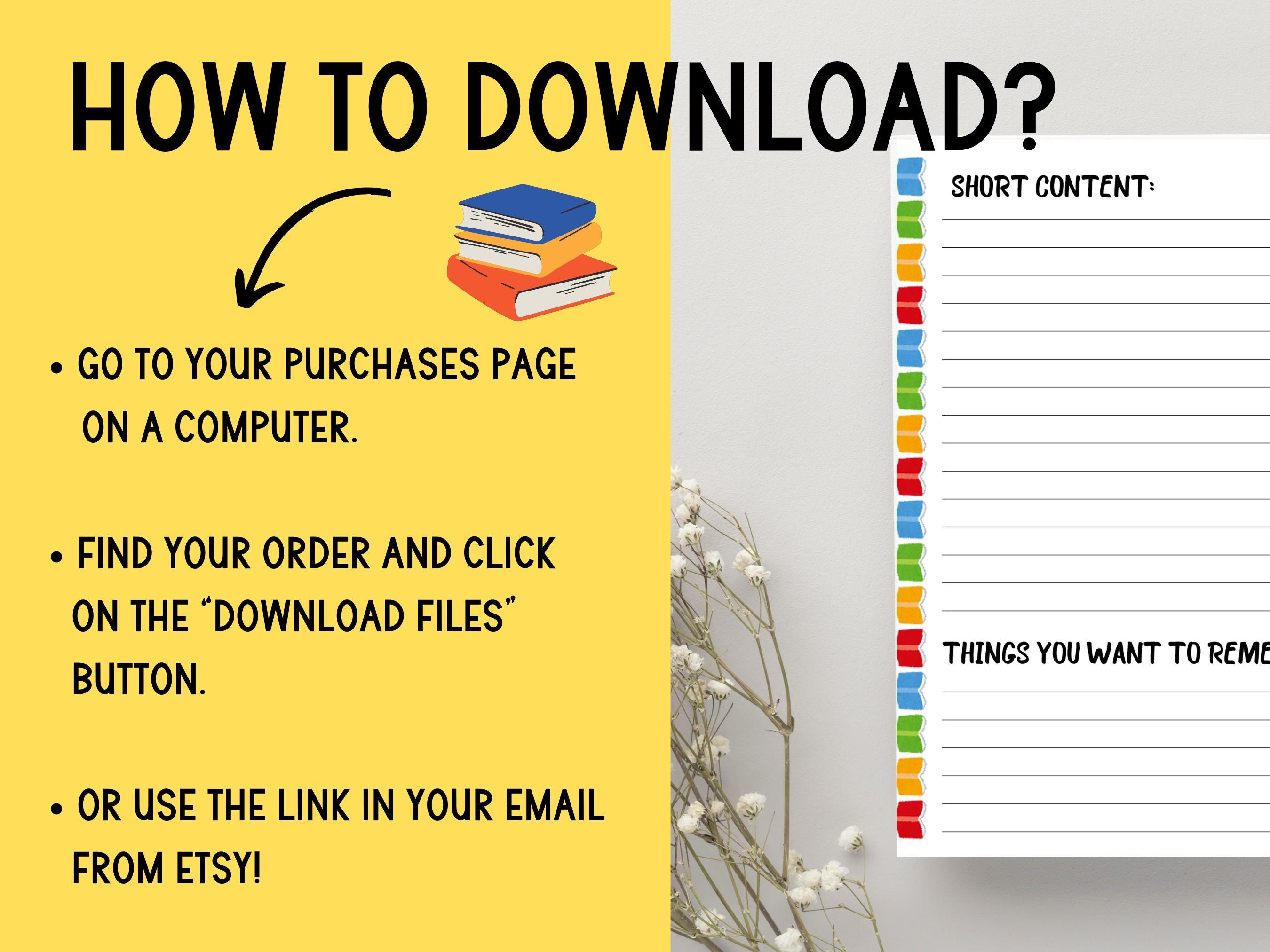 Reading Challenge Log, Printable Book Tracker for Kids & Adults, Fun ...