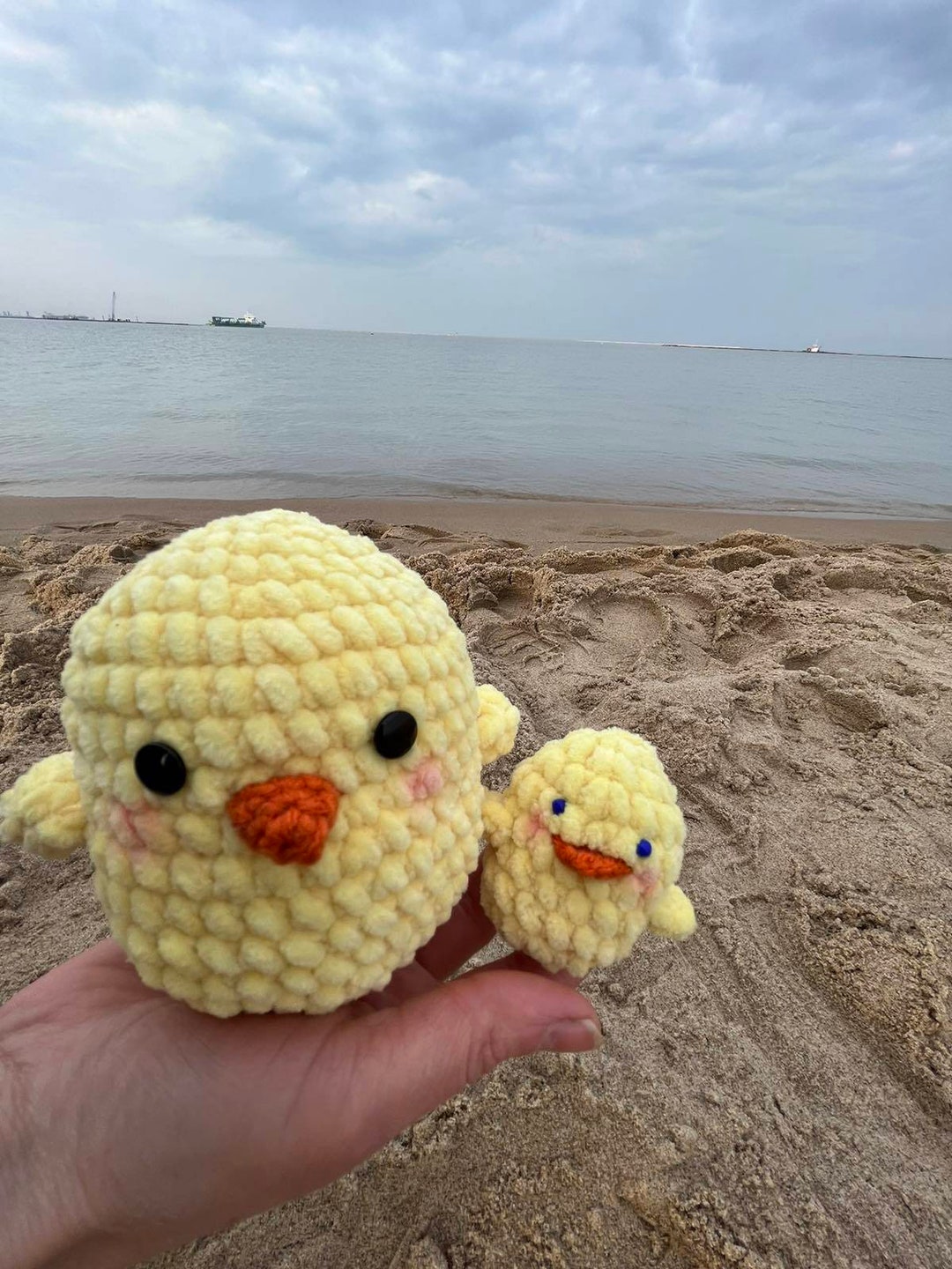 Crochet Plush Easter Chick, Small Crochet Chick, Easter Gift, Knitted ...