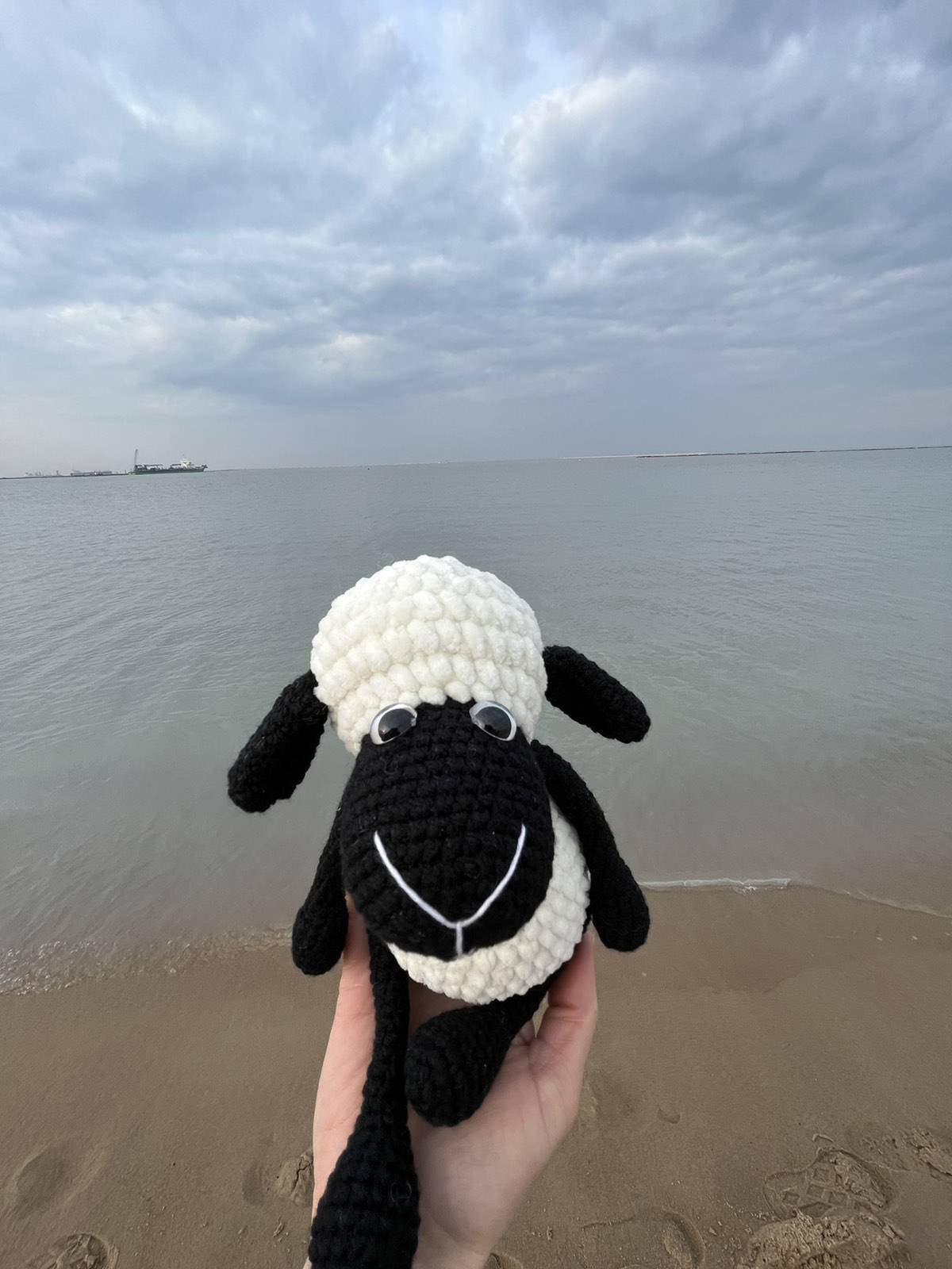 Crochet Plush Shaun the Sheep, Sheep Shaun, Stuffed Toy Sheep Shaun ...