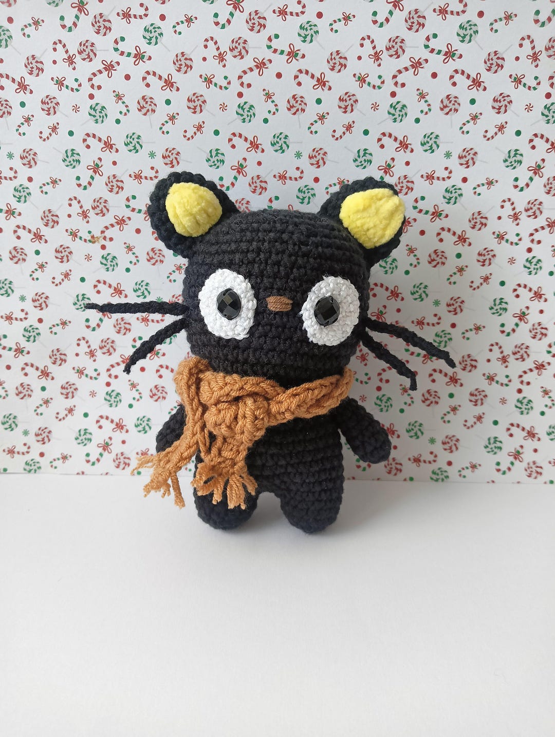 Chococat Character, Amigurumi Cat, Amigurumi Chococat, Crochet Black ...