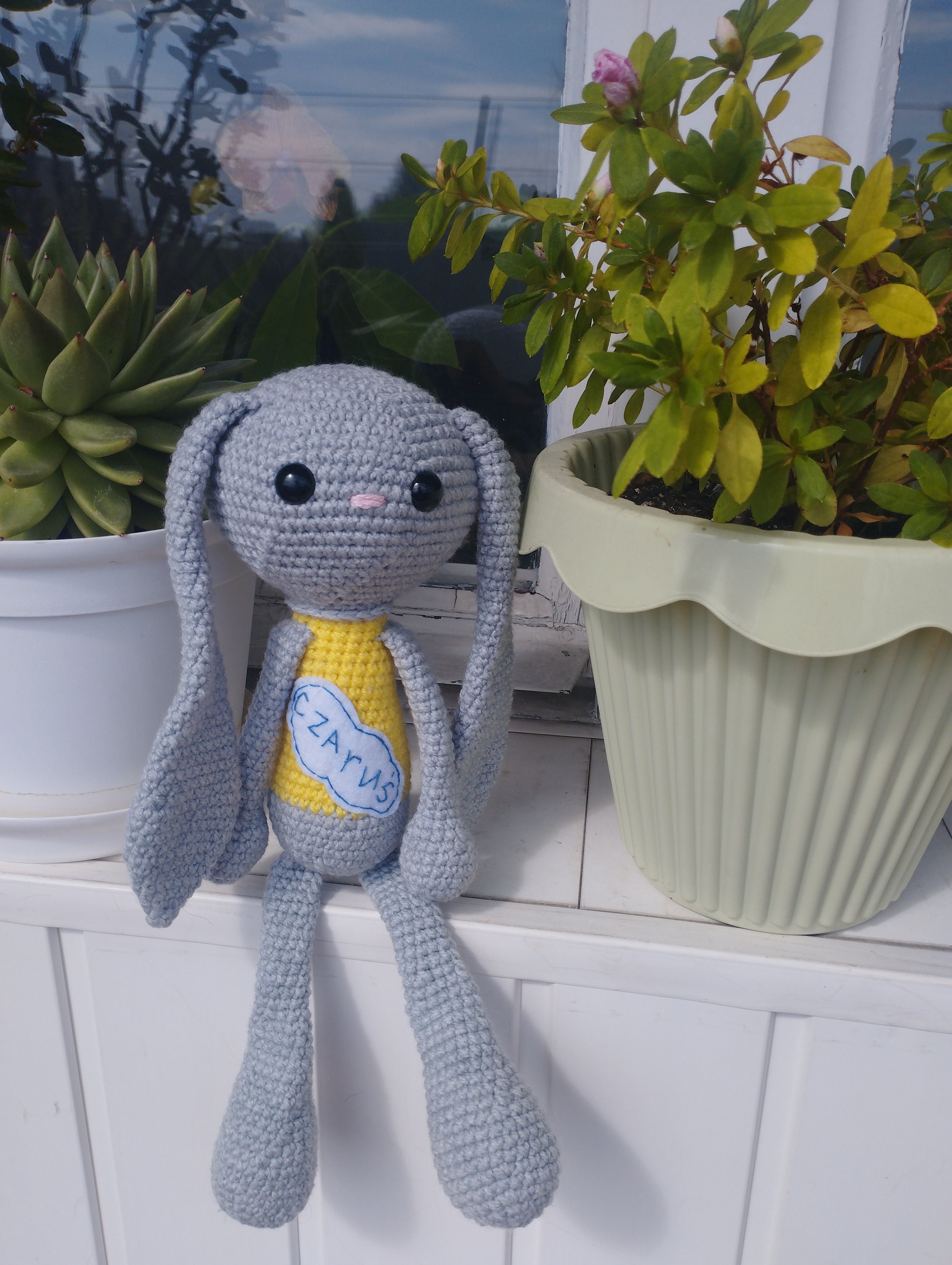 Crochet Bunny, Crochet Rabbit, Crochet Toy Bunny, Stuffed Toy Bunny ...