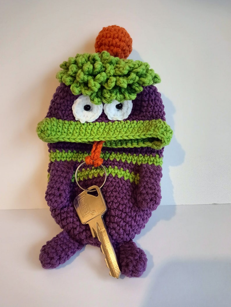 Crochet Keyholder, Crochet Keychain, Key Pouch, Crochet Key Case ...