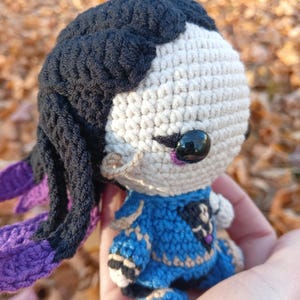 Crochet Vampire Agent, Crochet Reyna, Crochet Doll Reyna, Amigurumi ...