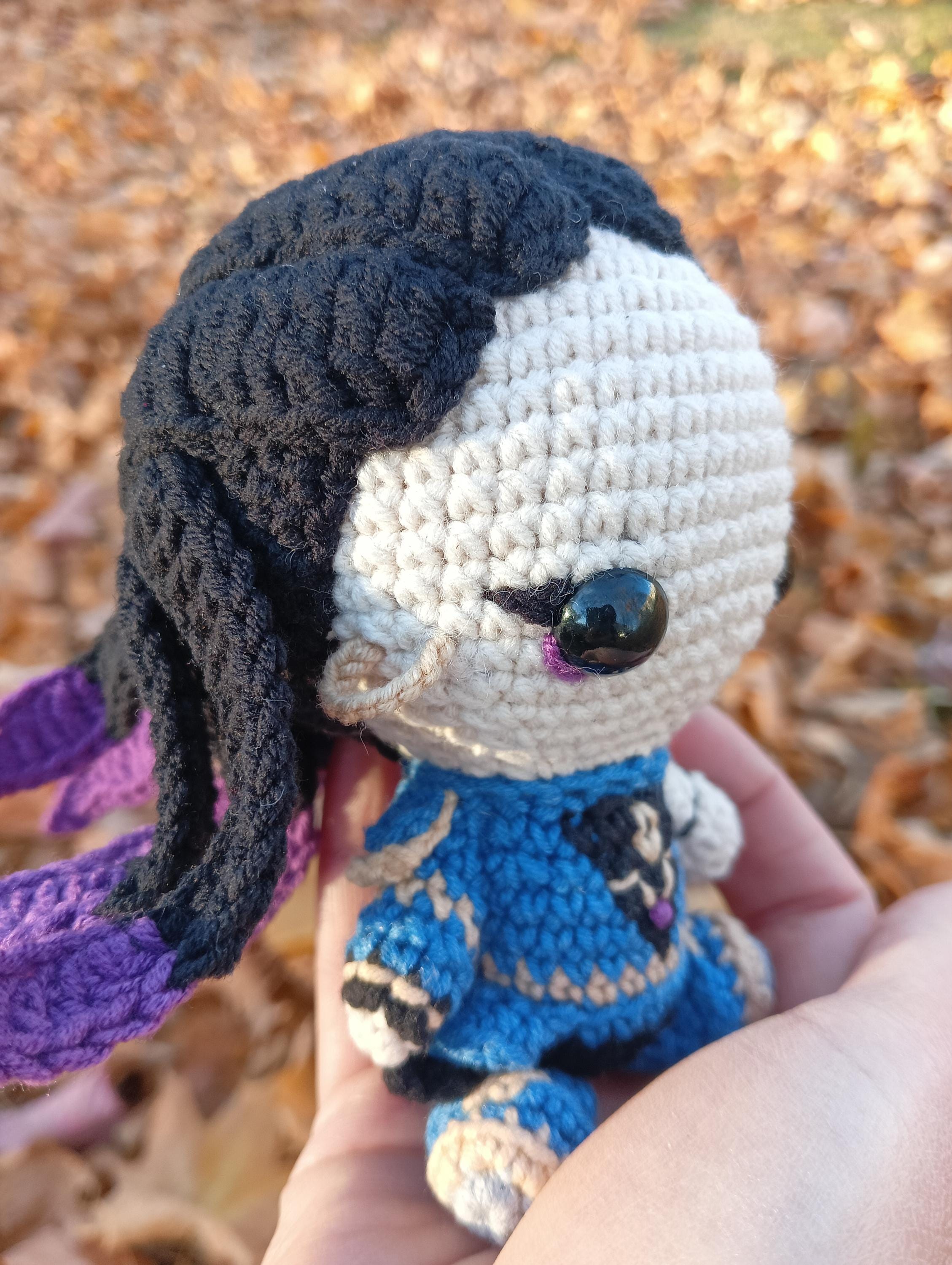 Crochet Vampire Agent, Crochet Reyna, Crochet Doll Reyna, Amigurumi ...