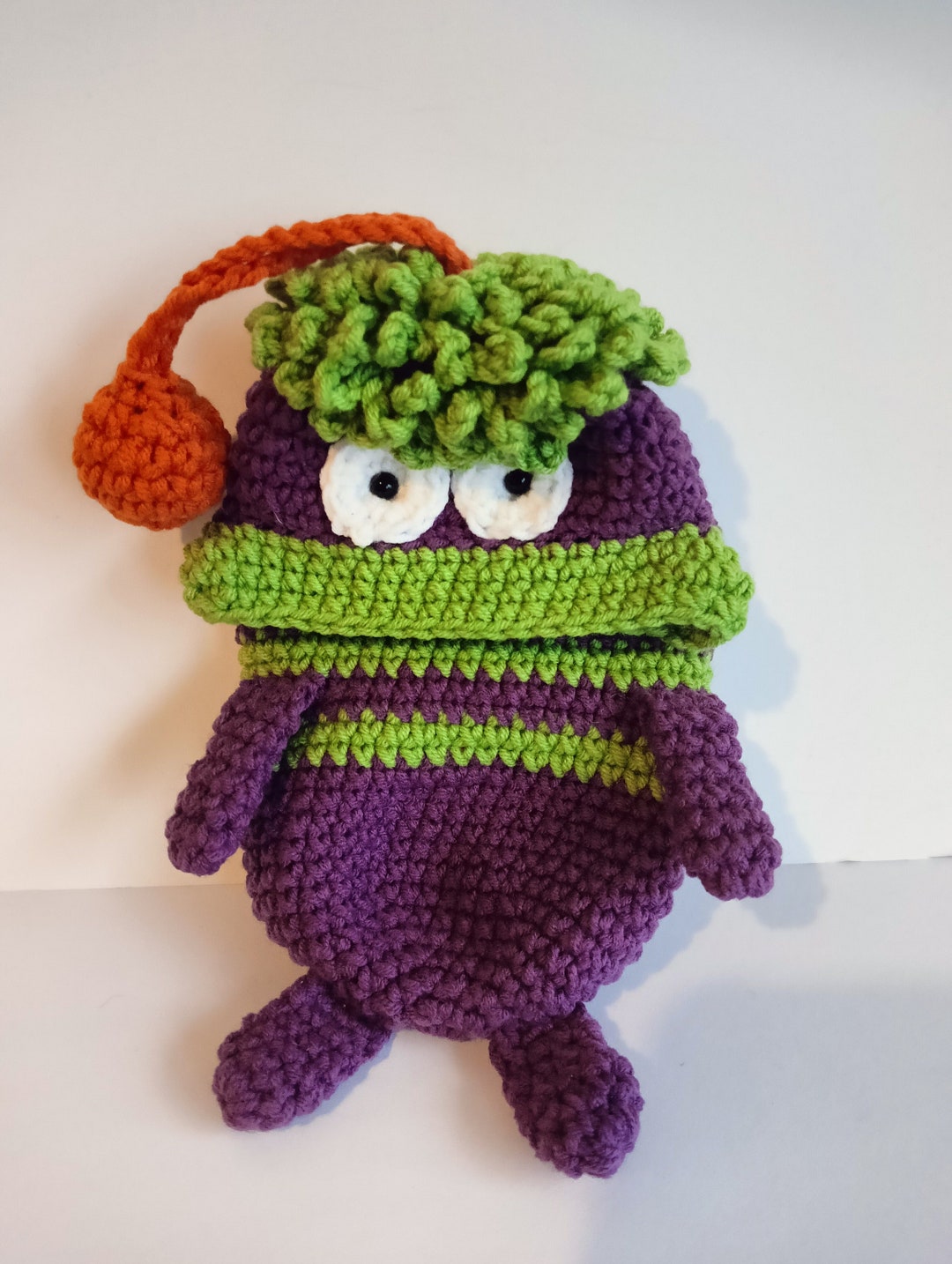 Crochet Keyholder, Crochet Keychain, Crochet Monster, Amigurumi Monster ...
