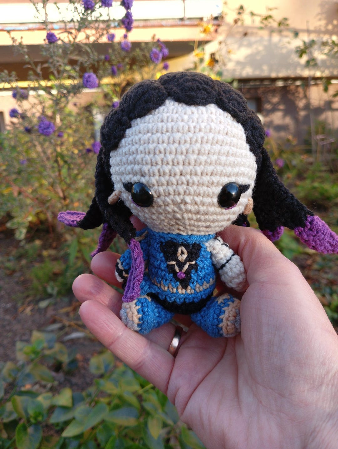 Crochet Vampire Agent, Crochet Reyna, Crochet Doll Reyna, Amigurumi ...