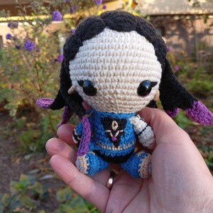 Crochet Vampire Agent, Crochet Reyna, Crochet Doll Reyna, Amigurumi ...