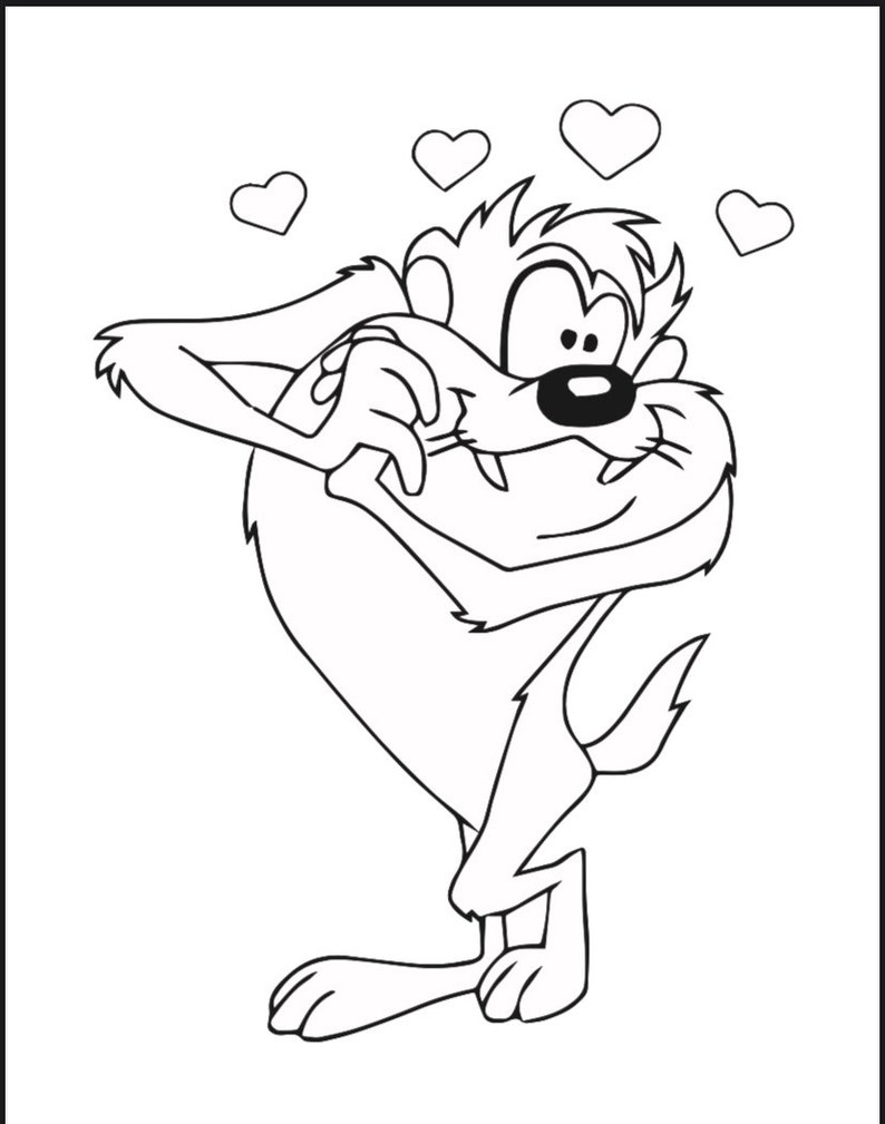 Looney Tunes Coloring Book - Etsy