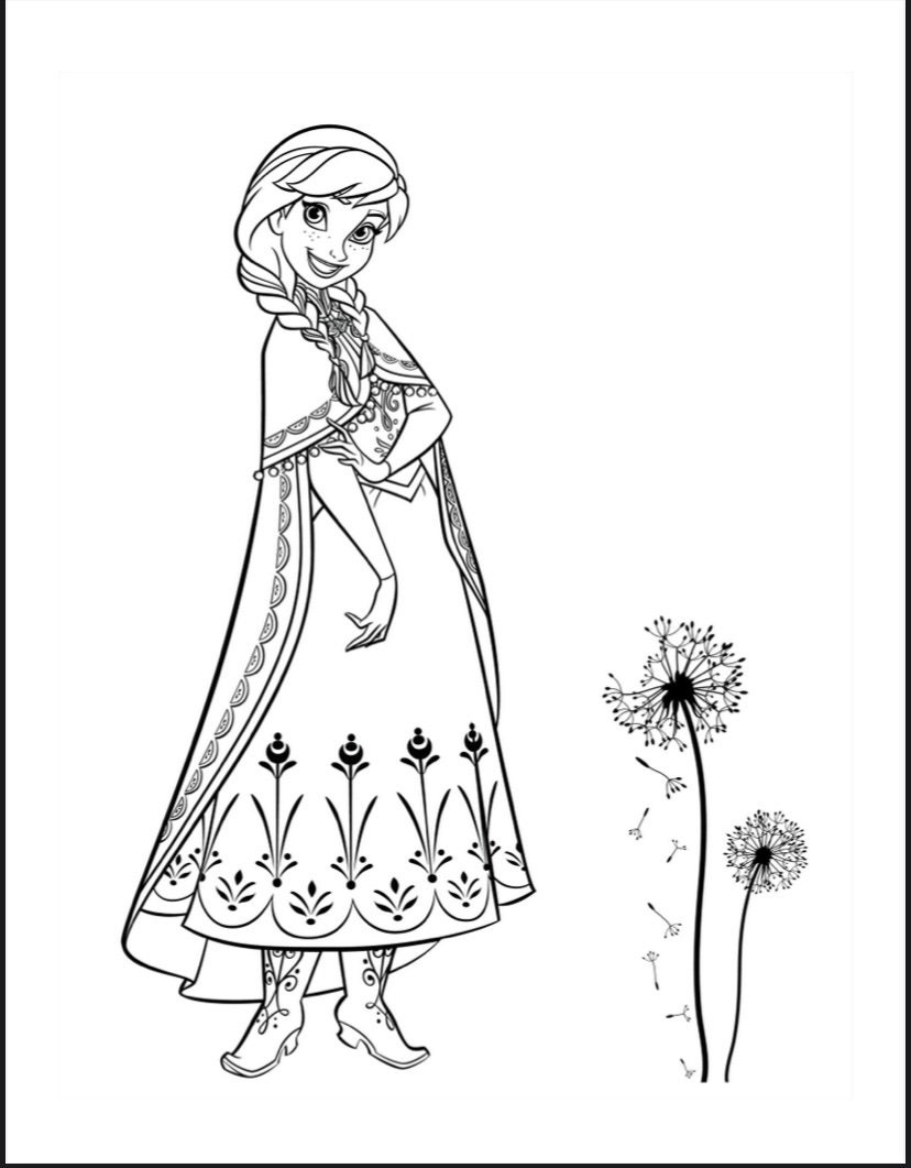 Princess Coloring Book - Etsy