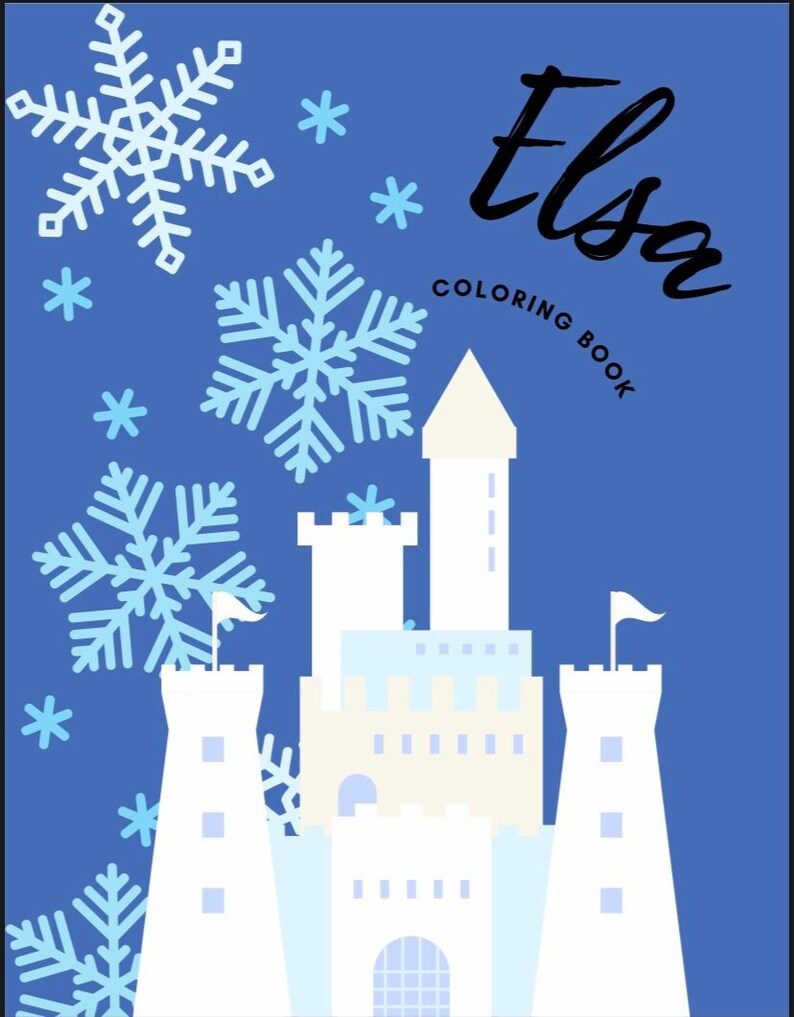 Princess Coloring Book - Etsy
