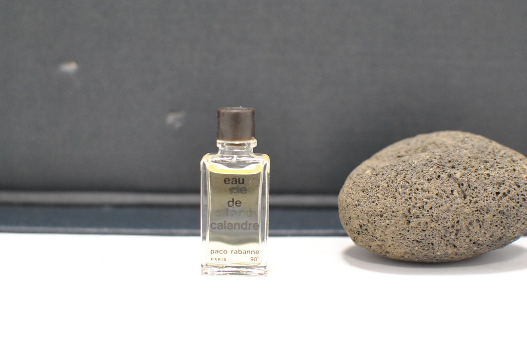Vintage Eau De Calandre Paco Rabanne Miniature Fragrance Bottle , Rare ...