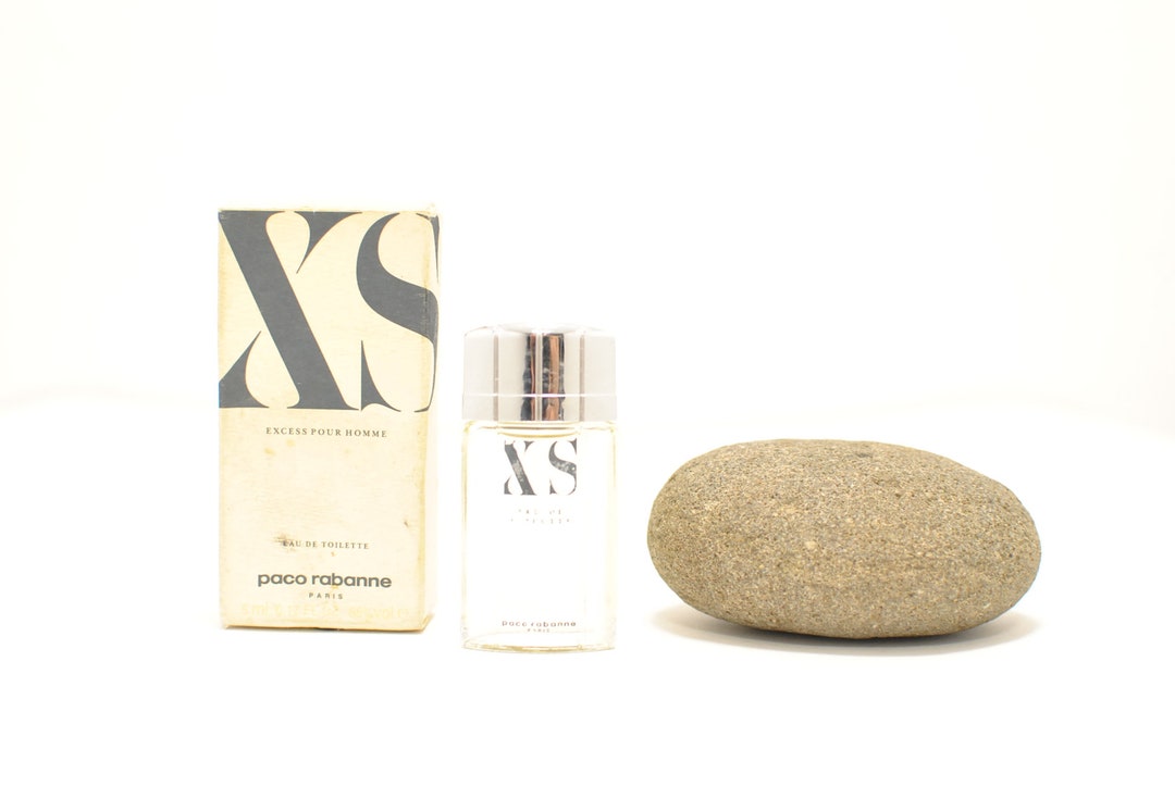 Vintage Xs Pour Homme Paco Rabanne Miniature Fragrance Bottle - Etsy