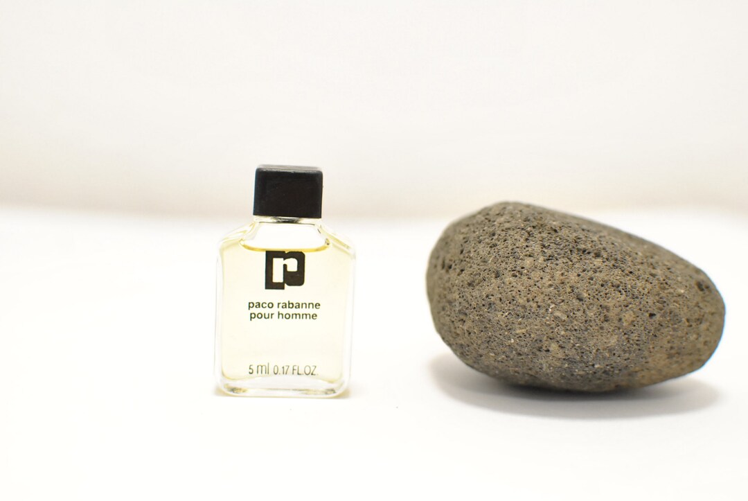 Vintage Paco Rabanne Pour Homme Miniature Fragrance Bottle , Rare ...