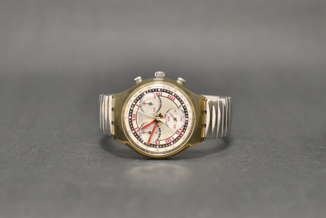 Vintage 1993 Chrono Swatch Swiss Made , Collectible Wrist Watch ...