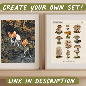 FROG ART PRINT 8x10 Vintage Poster Frog Decor Cottagecore Room Decor ...