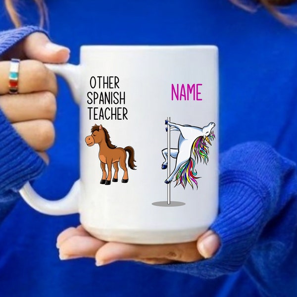 Spanish Teacher Mug - Etsy