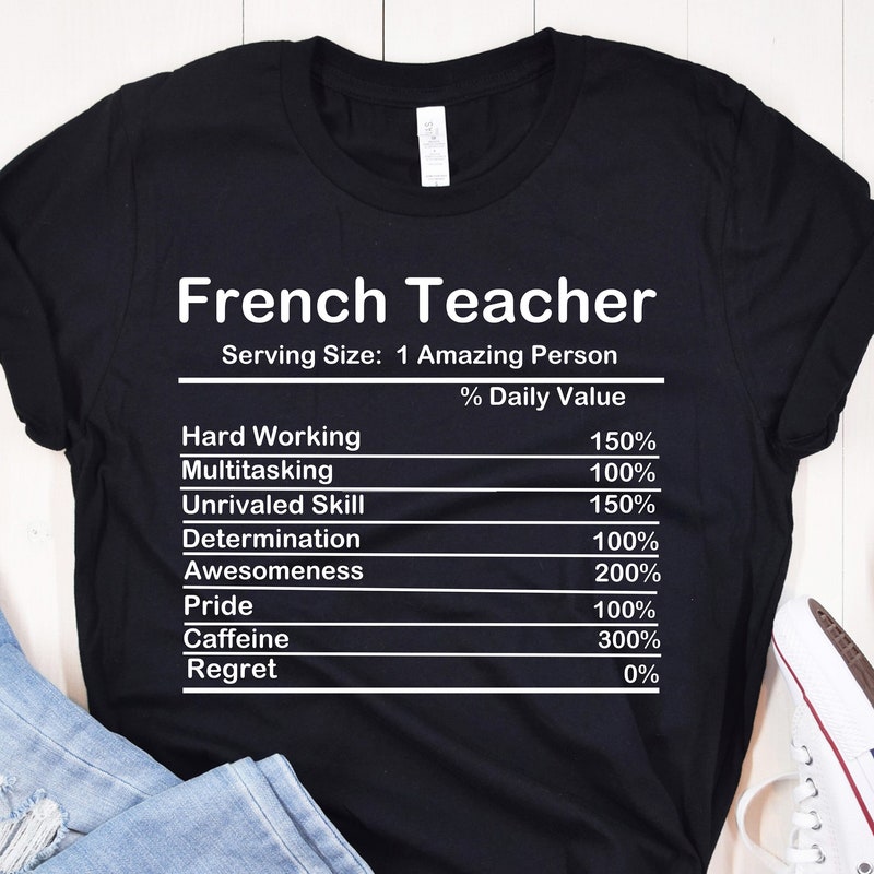 French Teacher Shirt - Etsy
