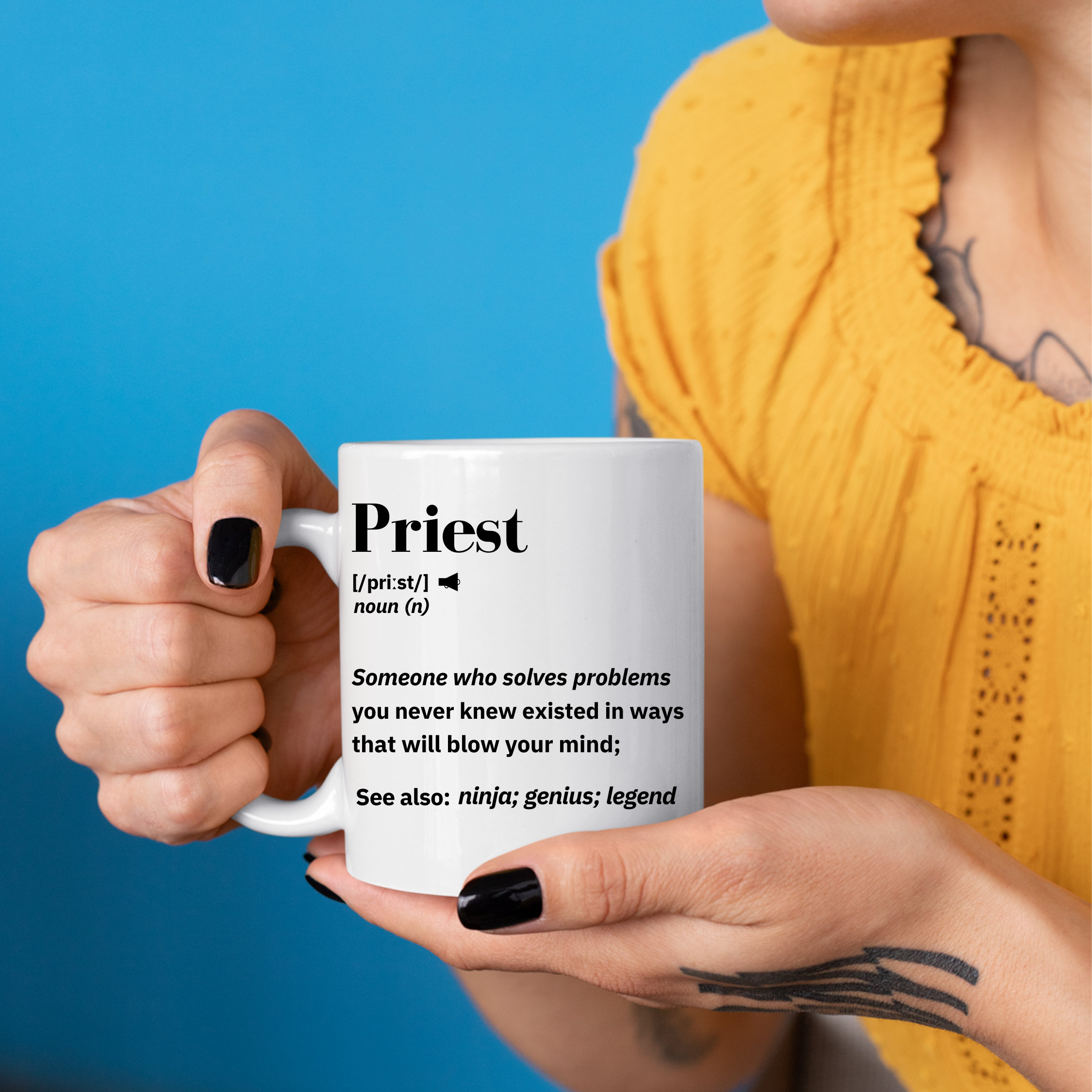 Priest Mug, Gift for Priest, Priest Gift, Priest Coffee Mug, Priest ...