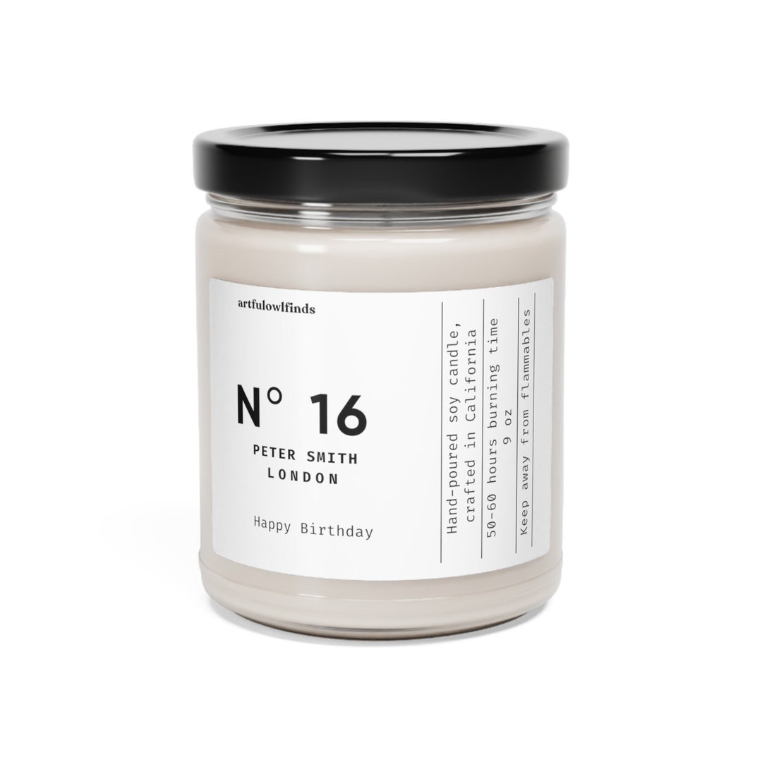 16th Birthday Soy Candle, Hand-poured, Sweet Sixteen Gift - Etsy