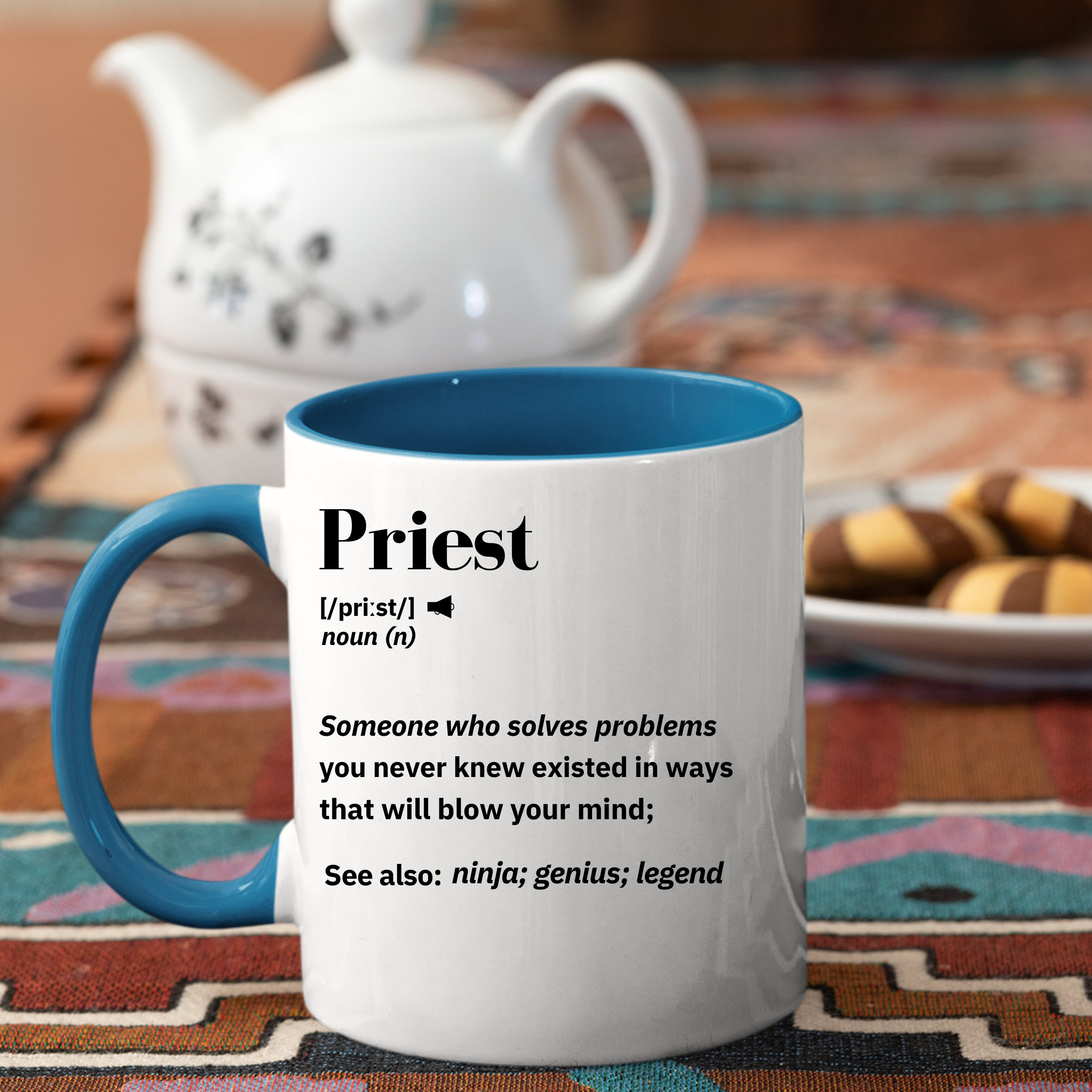Priest Mug, Gift for Priest, Priest Gift, Priest Coffee Mug, Priest ...