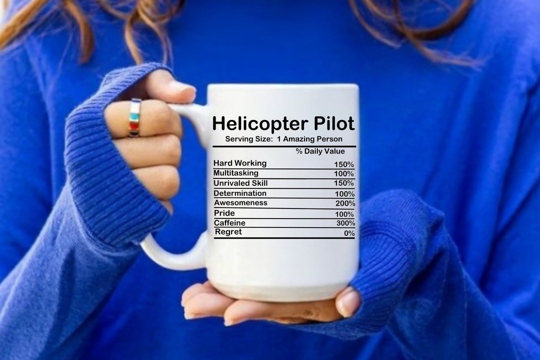 Helicopter Pilot, Pilot Gift, Helicopter Pilot Mug, Helicopter Mug ...