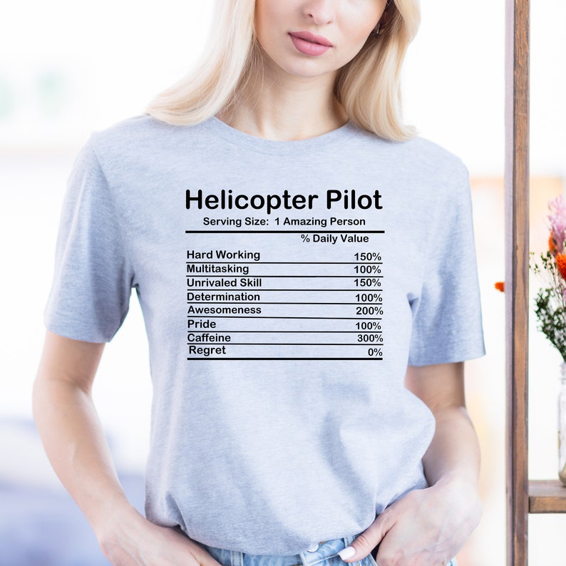 Best Helicopter Pilot Gift, Helicopter Pilot, Aviation Shirt ...