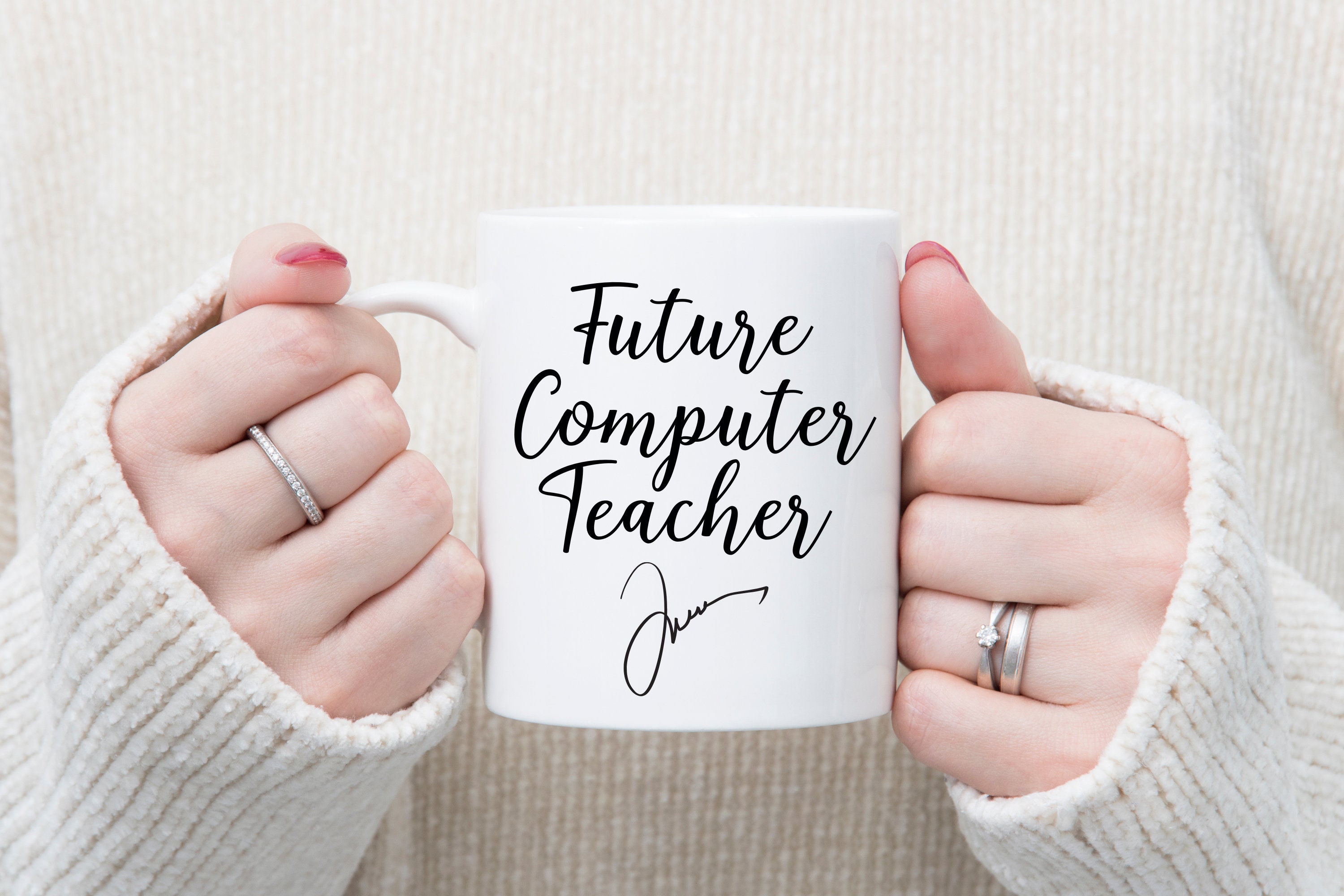Computer Teacher, Teacher Gift, Computer Teacher Mug, Personalized Mug ...