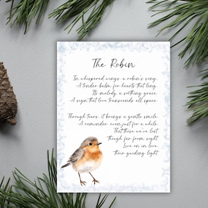 Robin Memorial Gift | Christmas Memorial Gift | Sympathy Gift | Gift ...