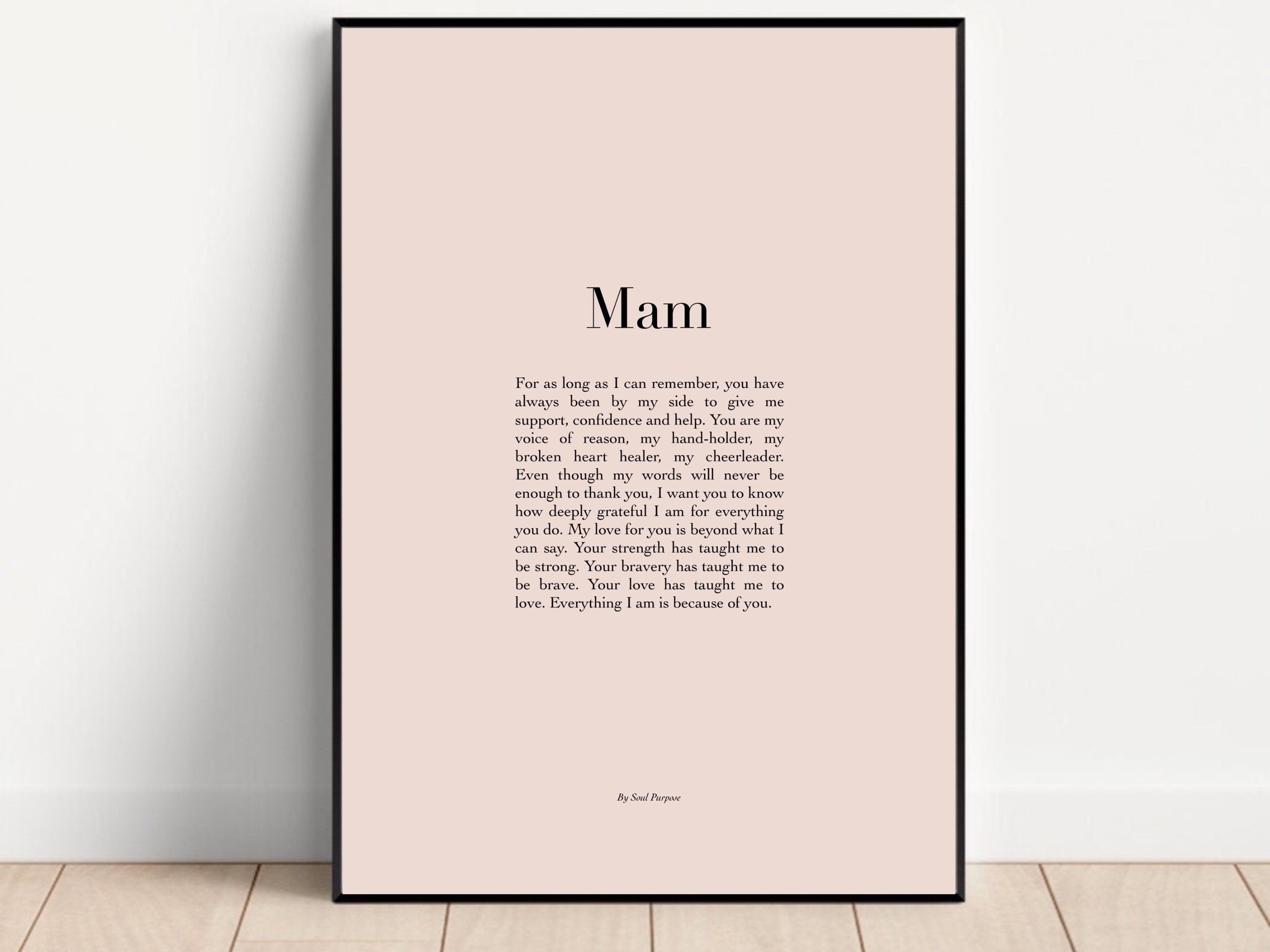 Heartfelt Gift for Mam Mam Definition Meaningful Mam Gifts - Etsy Ireland