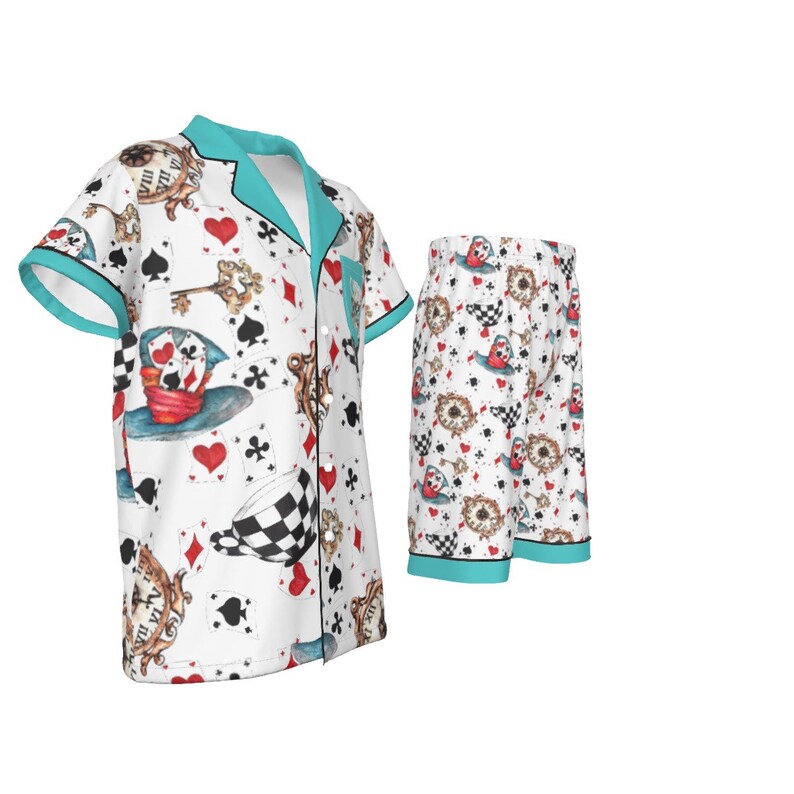 Cute Alice in Wonderland Kids Pajamas Set - Etsy UK