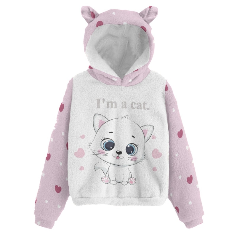 Cat Ear Hoodie - Etsy
