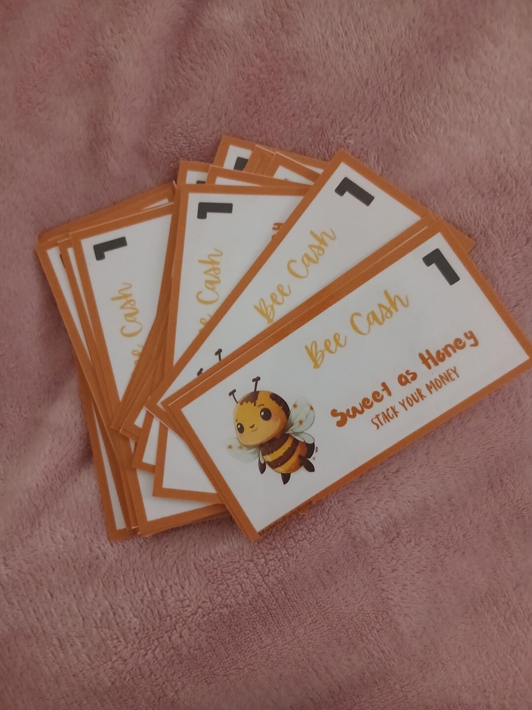 One Dollar Bee Bucks | Printable Cash Stuffing | Play Money - Etsy