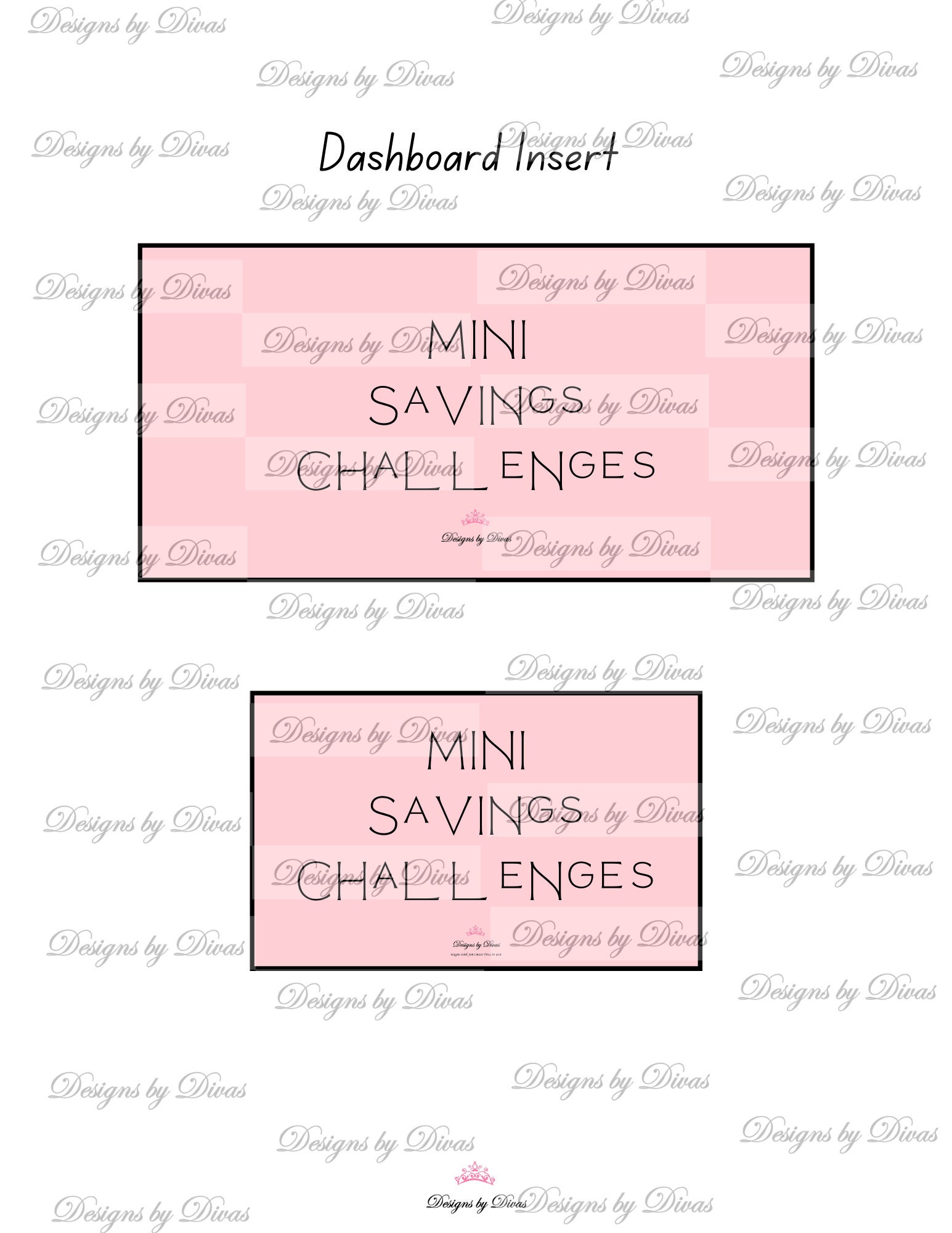 Mini Savings Challenges, Cash Stuffing, Digital Low Budget V3 - Etsy