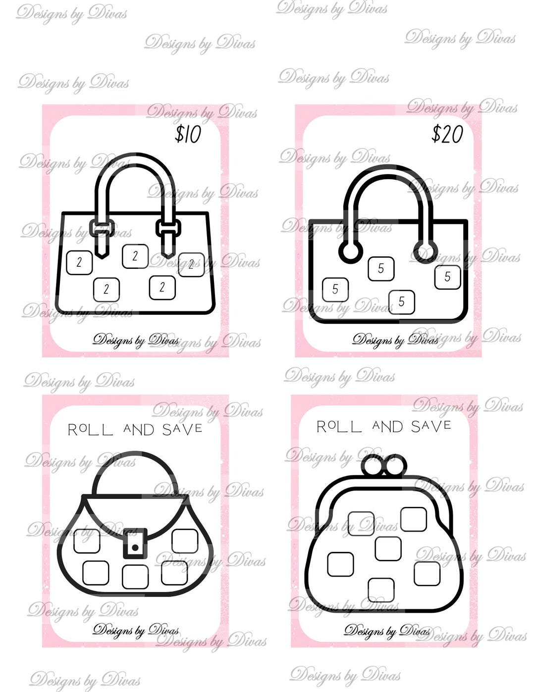 Bundle Beginner Mini Savings Challenges, Placeholders and Randomizer - Etsy